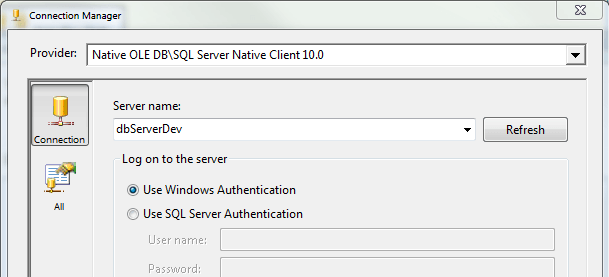 Change Server as Parameter in SSIS DTSX Package - codemiq